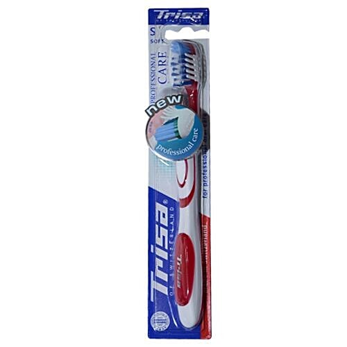 Buy Trisa Toothbrush Professioonal Care Soft With Cap 100 Gm Online At ...