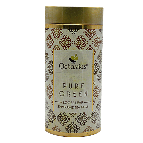 Buy Octavius Green Tea Pure Whole Leaf 20 Bags Online At Best Price of ...