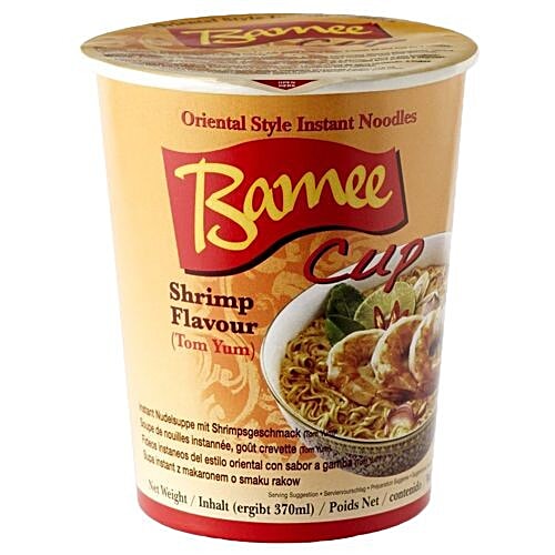 Buy Bamee Instant Cup Noodles - Shrimp Tom Yum Flavour, Oriental Style ...