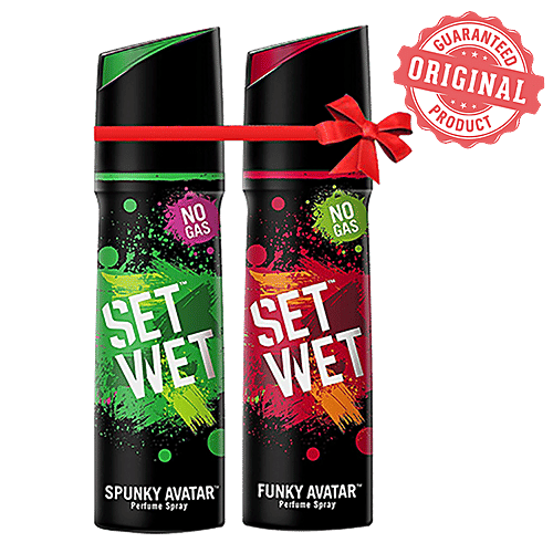 Buy Set Wet Perfume Spray Spunky Funky Avatar 120 Ml Online At Best ...