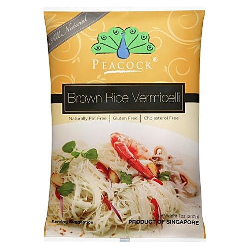 Buy PEACOCK Rice Vermicelli - Brown Rice Online at Best Price of Rs 225 ...