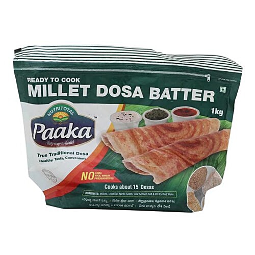 Buy Paaka Millet Dosa Batter 1 kg Online at Best Price. of Rs 90 ...
