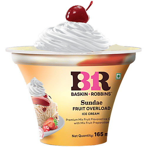 Buy Baskin Robbins Ice Cream Sundae - Fruit Overload Online at Best ...