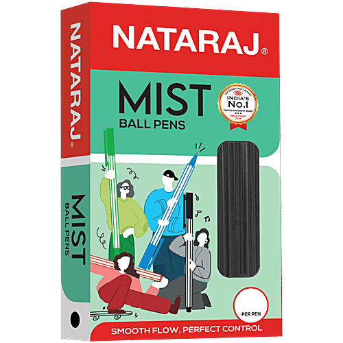 Buy Natraj Use Throw Ball Pen Blue Mist 20 Pcs Online At Best Price of ...