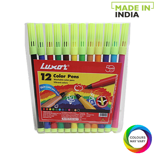 Buy Luxor Sketch Pen Assorted Set 12 Pcs Online At Best Price of Rs ...