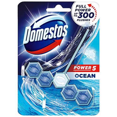 Buy Domestos Power 5 Ocean Toilet Rim Block Online at Best Price of Rs ...