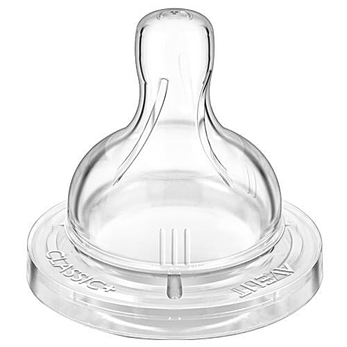 Buy Avent Classic Teat - One Slot, Variable Flow, For 3 months+ Online ...