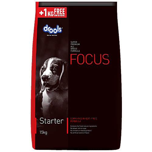 Buy Drools Focus Super Premium All Breed Formula - For Starter Dogs ...