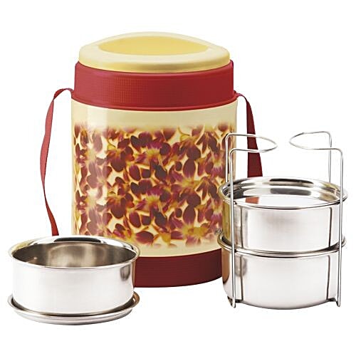 Buy Milton Tiffin Box - With 3 Containers, Thermoware, Stainless Steel ...