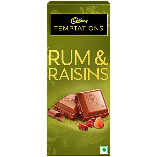 Buy Cadbury Temptations Rum & Raisins Chocolate Bar Online at Best ...
