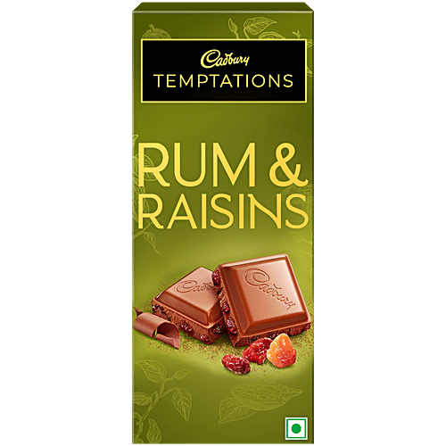 Buy Cadbury Temptations Rum & Raisins Premium Chocolate Bar Online at ...
