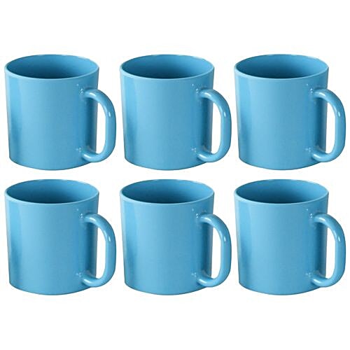 Buy Iveo Chai/100% Melamine Smart Coffee Cup Set - Blue Online at Best ...