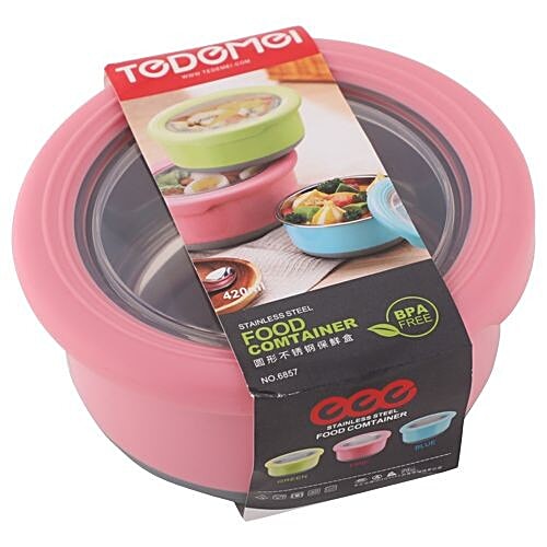 Buy Tedemei Food Container-Tiffin Box - Stainless Steel, Pink - PK BB ...