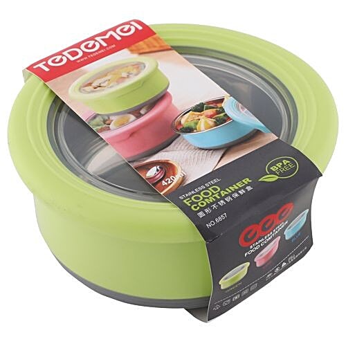 Buy Tedemei Food Container-Tiffin Box - Stainless Steel, Green - Gr BB ...