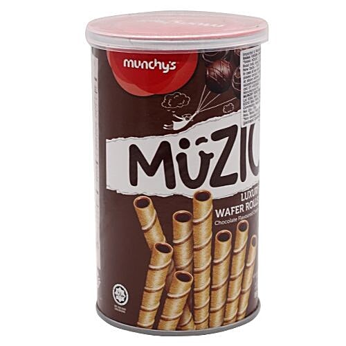 Buy Munchys Wafer Rolls - Chocolate, Muzic Luxury Online at Best Price ...