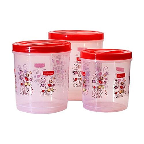 Buy Princeware Storage Food Container - Square, Red Online at Best ...