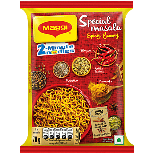 Buy Maggi 2-Minute Special Masala Instant Noodles Online at Best Price ...