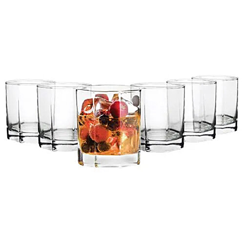 Buy Cello Whiskey Glass - Transparent, Octave Online at Best Price of ...