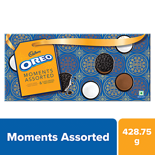 Buy Cadbury Oreo Moments Assorted Biscuits Gift Pack Online at Best ...