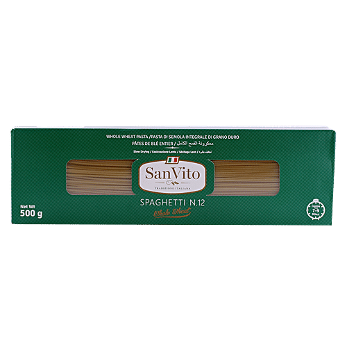 Buy San Vito Spaghetti Pasta - Whole Wheat, N.12 Online at Best Price ...