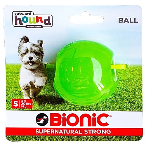 Buy Outward Hound Bionic Ss Ball Dog Toy - Small, Green Online at Best ...