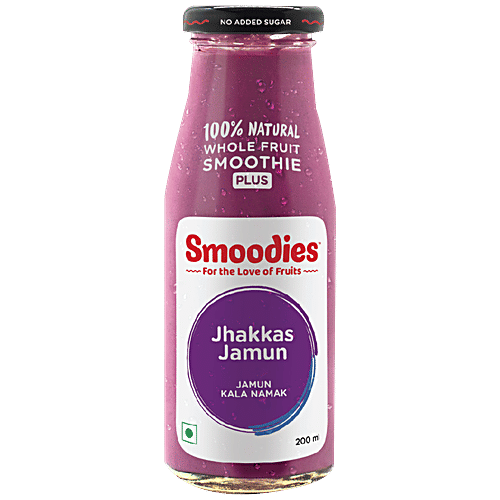 Buy Smoodies Jhakkas Jamun Smoothie - With Black Salt, Natural, Sugar ...