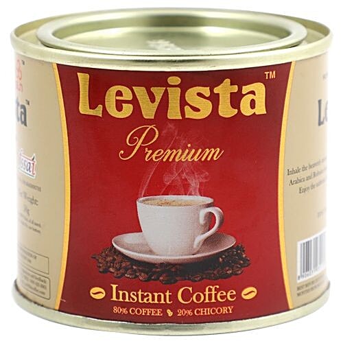 Buy LEVISTA Premium Instant Coffee Chicory Mix 80:20 Online at Best ...