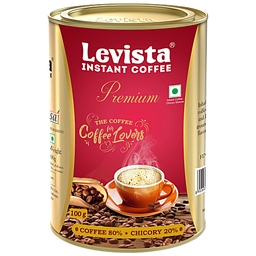 Buy LEVISTA Premium Instant Coffee Chicory Mix 80:20 Online at Best ...