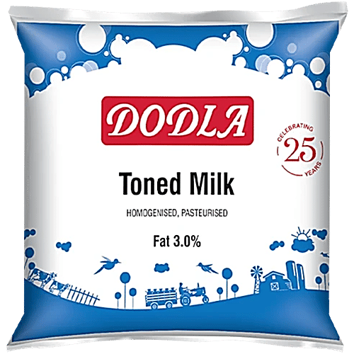 Buy Dodla Toned Milk Online at Best Price of Rs 27 - bigbasket