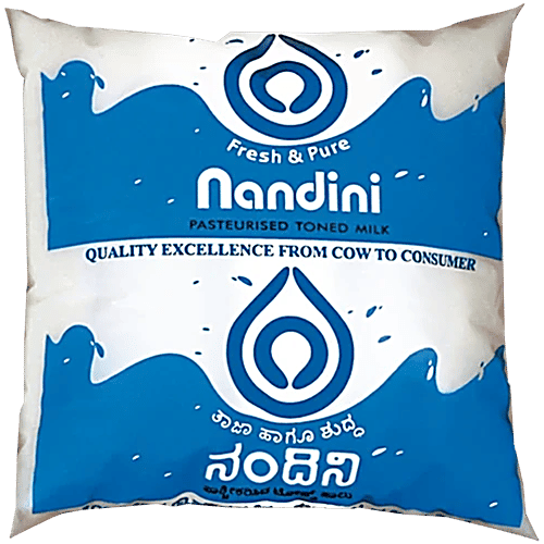 Buy Nandini Pasteurised Toned Milk Online at Best Price of Rs 24 ...