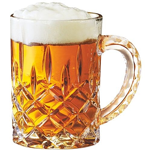 Buy Treo Crystal Quanto Transparent Glass Beer Mug Online at Best Price ...