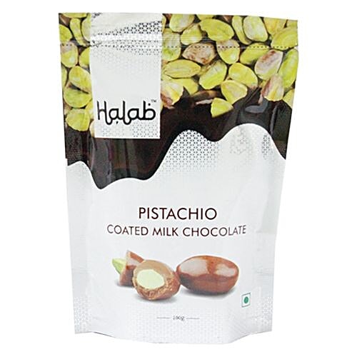 Buy Halab Milk Chocolate - Pistachio Coated Online at Best Price of Rs ...