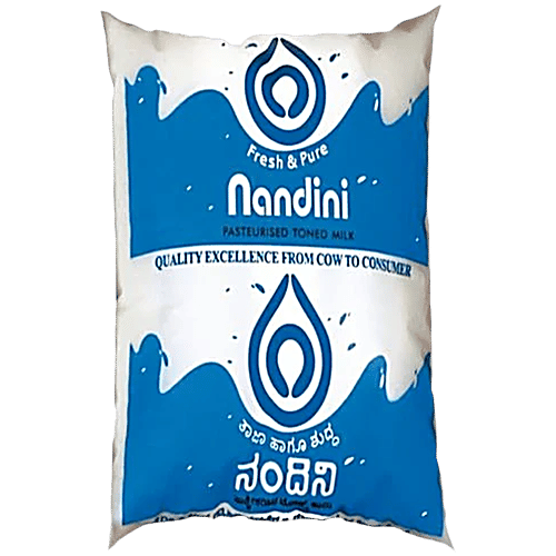 Buy Nandini Pasteurised Toned Milk Online at Best Price of Rs 37 ...