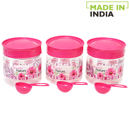 Buy Saaj Maxx Pet Plastic Premium Container - Pink Online at Best Price ...