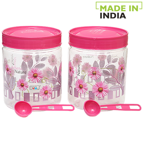 Buy Saaj Maxx Pet Plastic Premium Container - Pink Online at Best Price ...