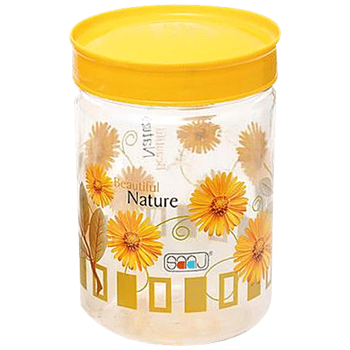 Buy Saaj Maxx Pet Plastic Premium Container - Yellow Online at Best ...