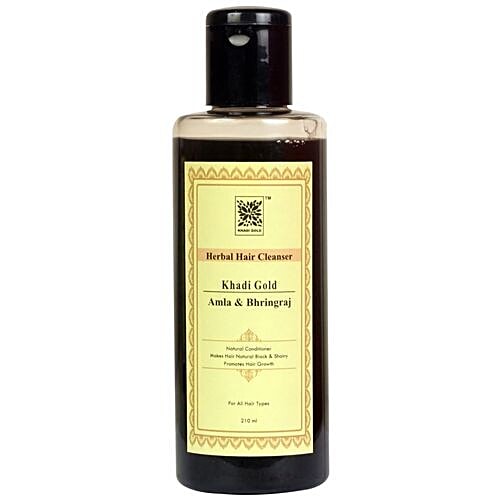 Buy Khadi Gold Amla & Bhringraj Herbal Hair Cleanser Online at Best Price of Rs null - bigbasket