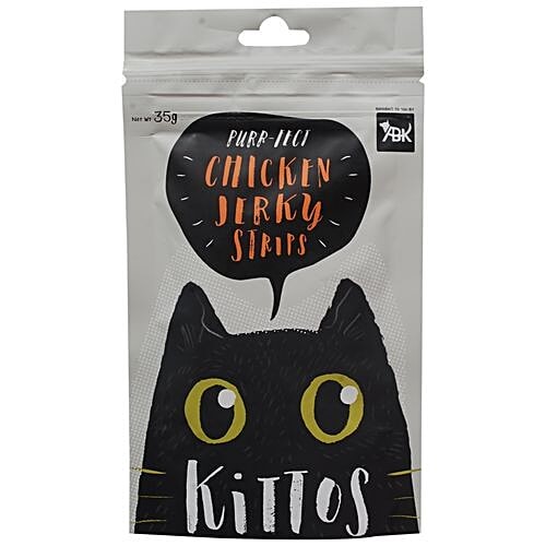 Buy Kittos Cat Chicken Jerky Strips Online at Best Price of Rs 125 ...