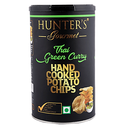 Buy Hunter's Gourmet Hand Cooked Potato Chips - Thai Green Curry Online ...