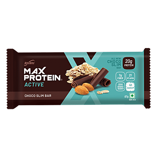 Buy RiteBite Max Protein Choco Slim 20g Protein Bar Online at Best ...