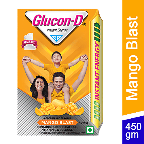 Buy Glucon-D Instant Energy Nutrition Drink - Mango Blast Online at ...