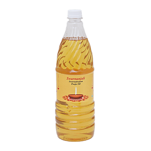 Buy Swarnanjali Swarnadeepam Pooja Oil Online at Best Price of Rs 190 ...