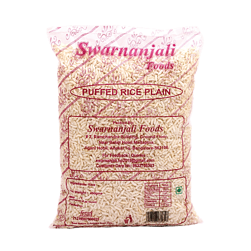 Buy Swarnanjali Puffed Rice the Rice Puff Murmura Porri -Plain Online ...