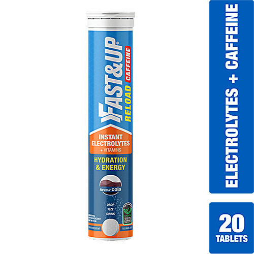 Buy Fast&Up Reload Electrolytes Effervescent Tablets with Added ...