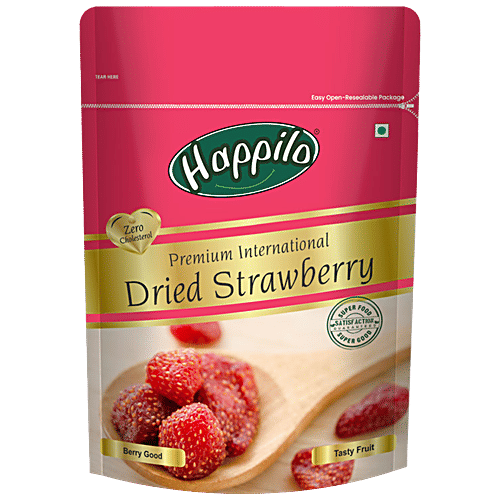 Buy Happilo Premium International Dried Strawberry Online at Best Price ...