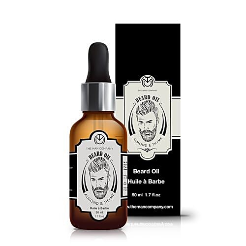 Buy The Man Company Beard Growth Oil - Almond & Thyme Hair Oil Online ...