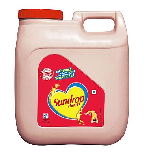 Buy Sundrop Heart Rice Bran + Sunflower Oil Online at Best Price of Rs ...