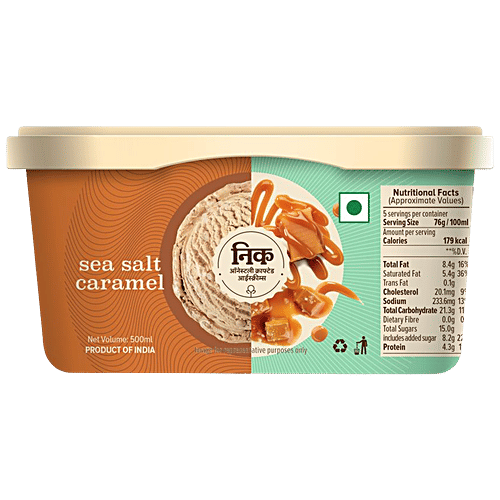 Buy Nic Ice Cream - Sea Salt Caramel Online at Best Price of Rs 400 ...
