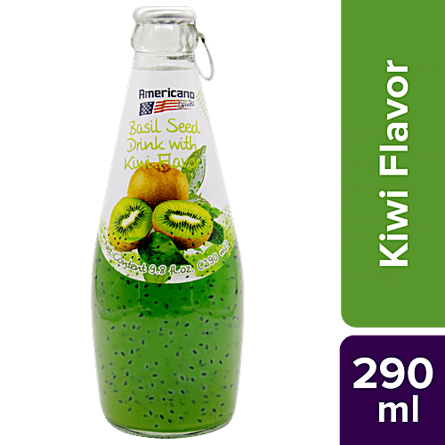 Buy Americano Americano Basil Seed Drink - Kiwi Flavour Online at Best ...