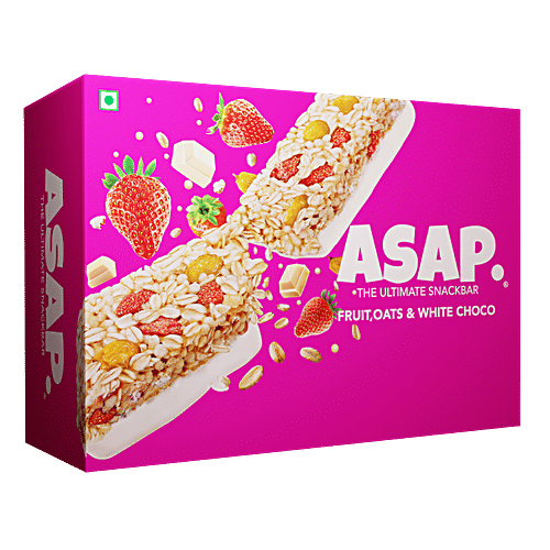 Buy ASAP Fruit & White Chocolate Granola Bars Online at Best Price of ...